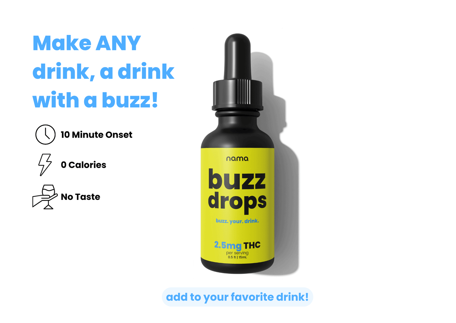 Soberish Drops vs Buzz Drops™ | namaCBD