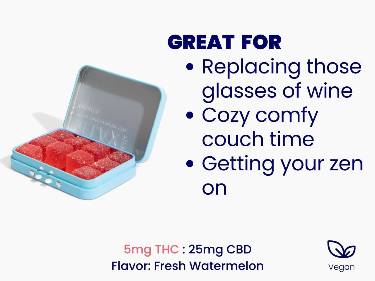 Relax Plus Gummies with THC and CBD | Full Spectrum Hemp Gummies | namaCBD